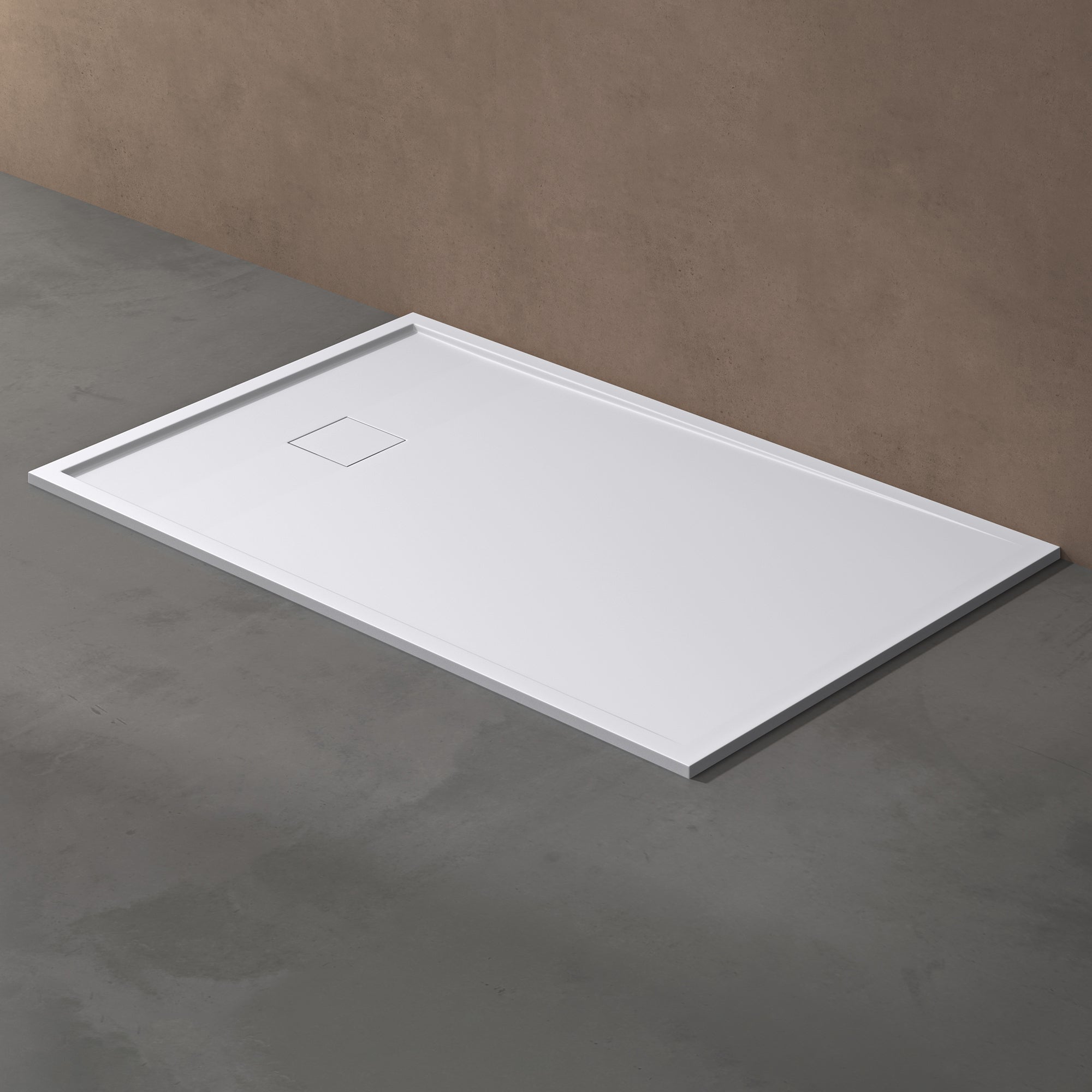 Doporro Receveur de Douche à Carreler à Poser en Solid Surface Bac à ...