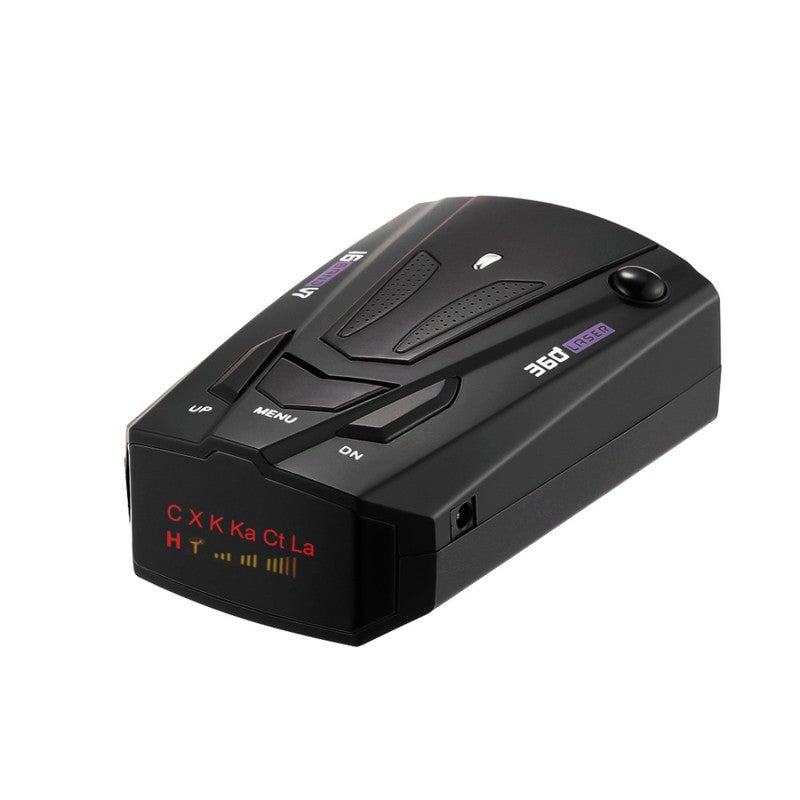 Détecteur de radar de voiture V7, alarme de vitesse 360 degrés, 16 ...