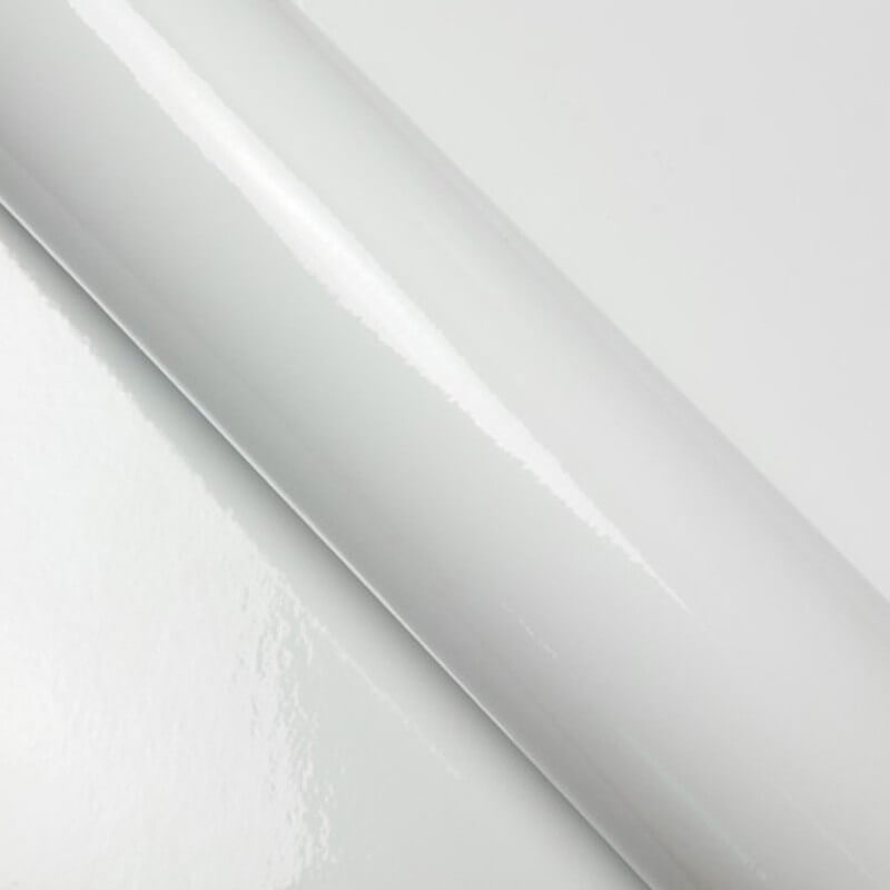 DIMEXACT Film Covering Blanc Brillant 3D Air Escape pour Voiture, de ...