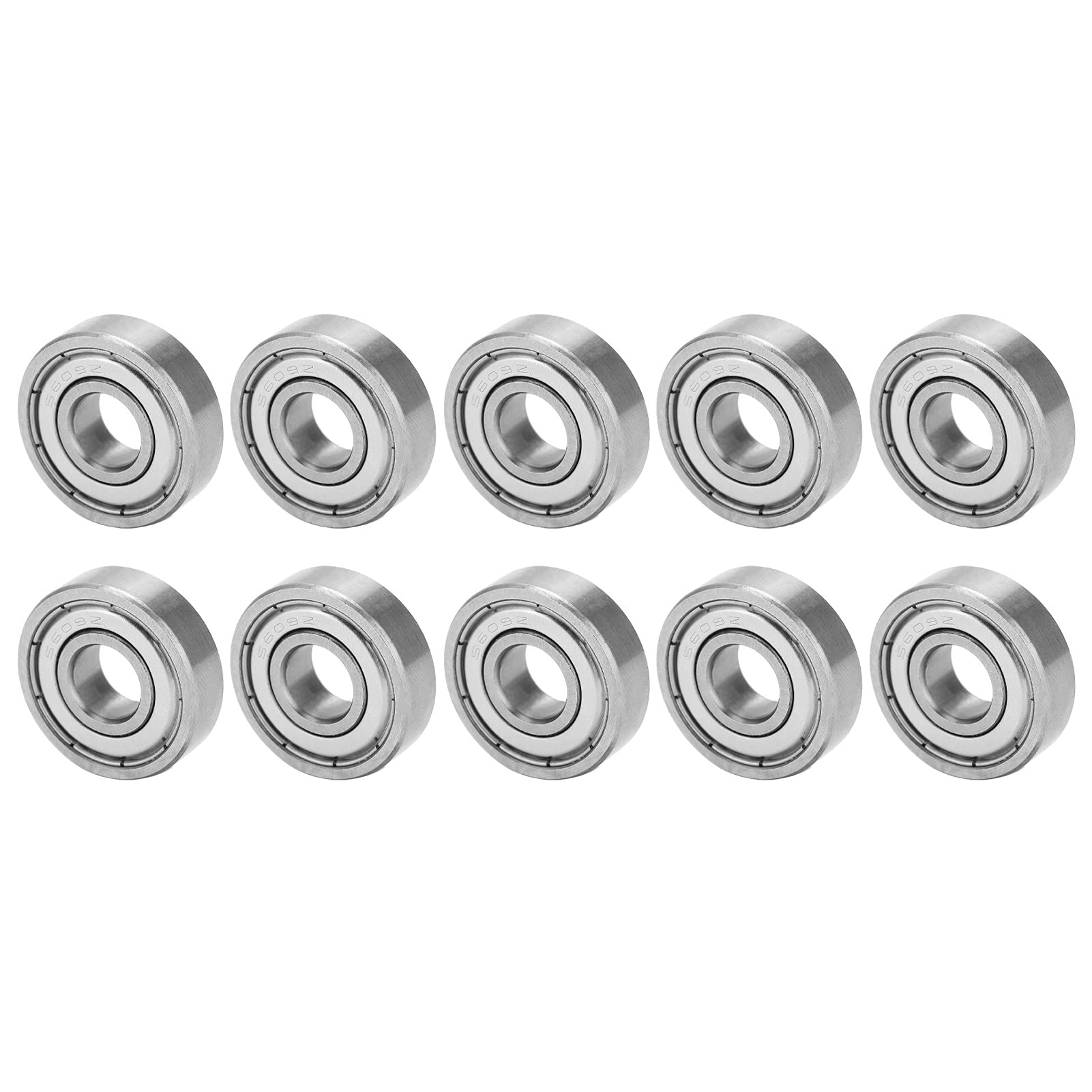 10 piezas de mini rodamientos de una sola fila de alta velocidad y bajo ...