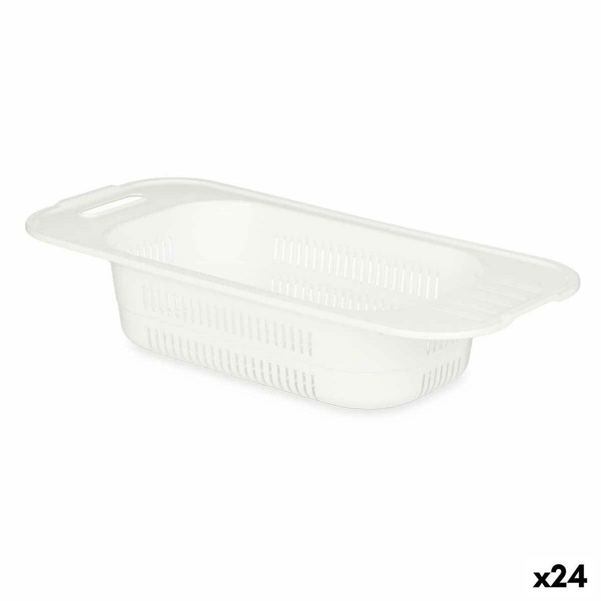 Escurridor Blanco Plástico 47 x 9,5 x 22 cm (24 Unidades) | Leroy Merlin