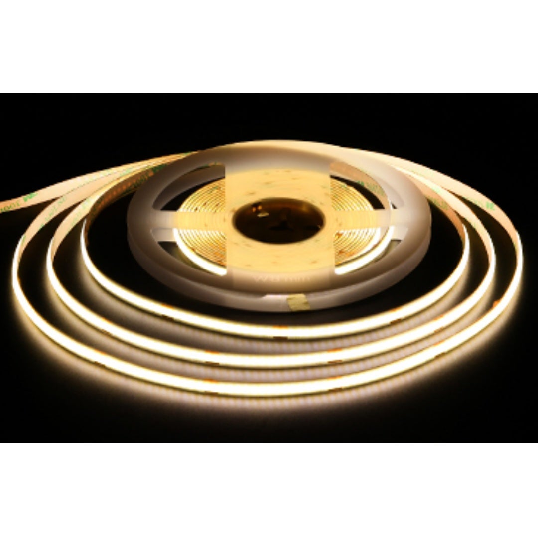 Ruban LED COB 4000K,5M DC24V,Bande LED Blanc Naturel avec Alimentation ...