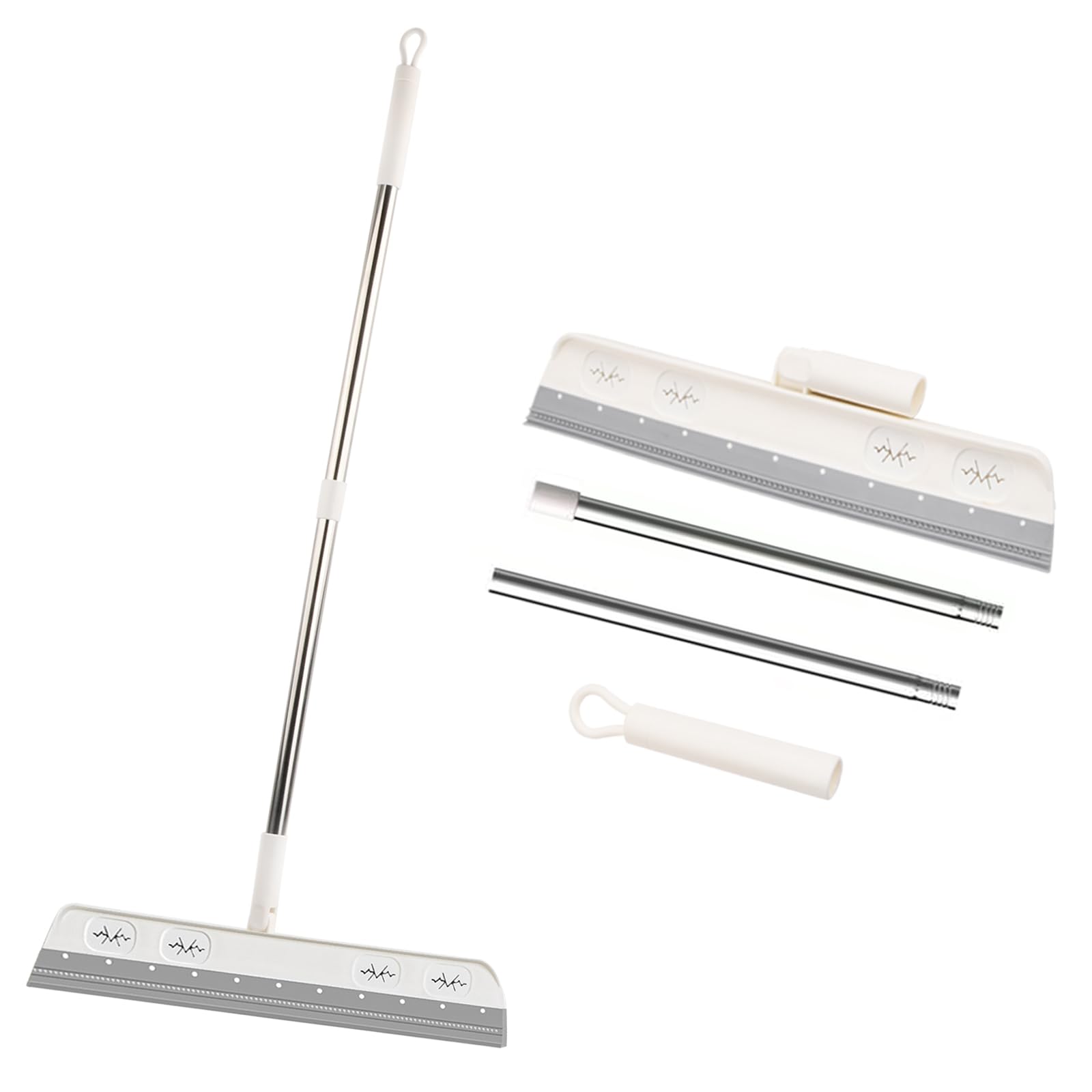 Raclette de Sol en Silicone, Laveur à Raclette à Eau Amovible, Mousse ...