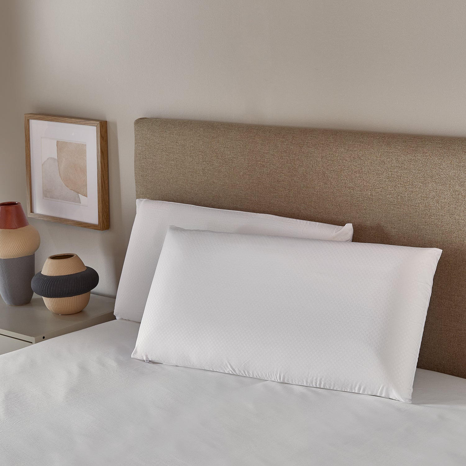 Almohada viscoelástica hipoalergénica 35x60cm Pikolin Home | Leroy Merlin