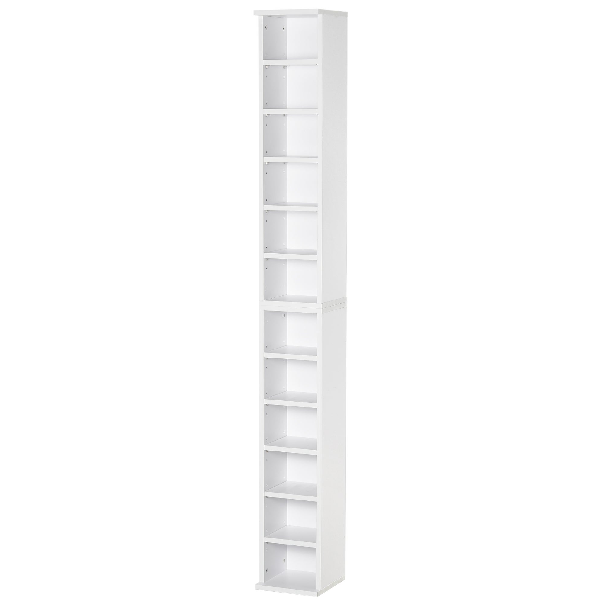 Lot de 2 étagères colonnes armoire de rangement CD-DVD 6 + 6 ...