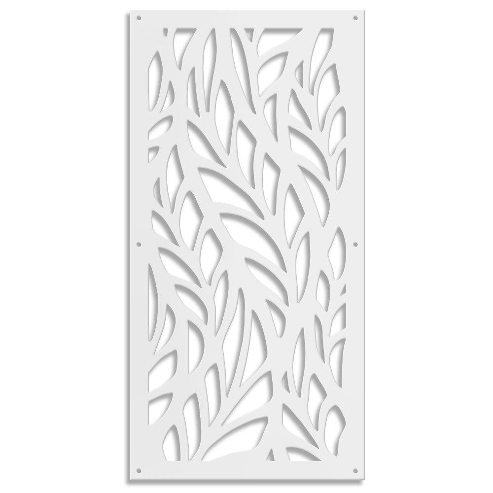 ALGA - Panel de PVC Perforado - Parasol blanco medidas 73x148 cm ...