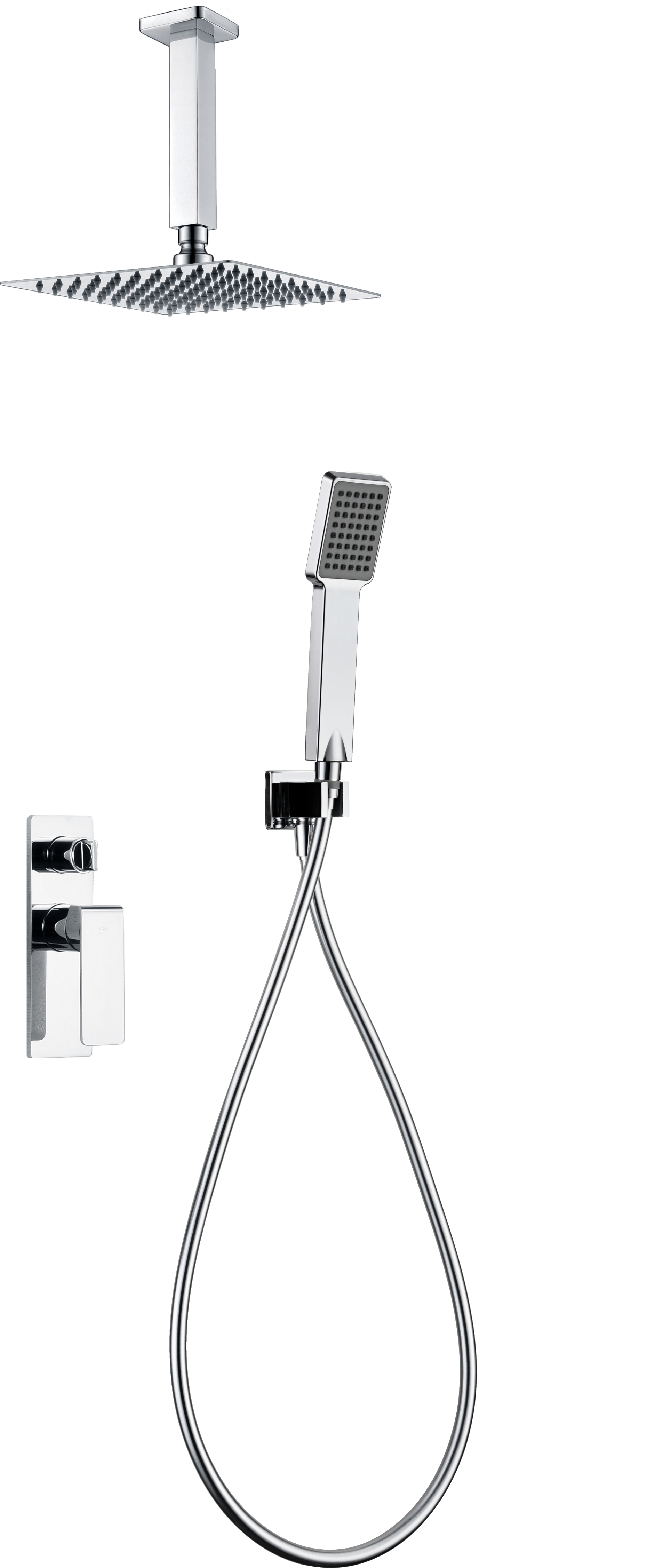 IMEX - Colonne de douche encastrée sans robinet | Ensemble de douche ...