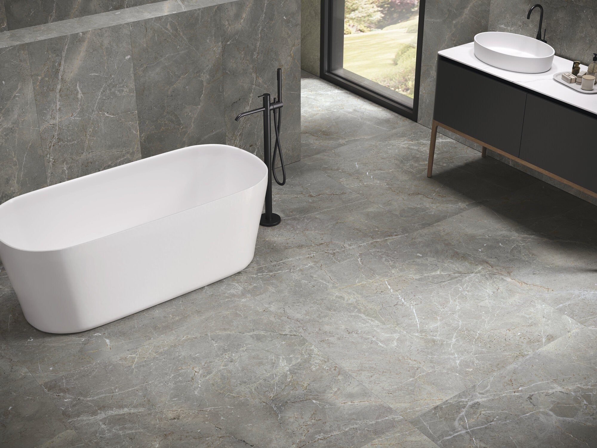 Carrelage Pierre Naturelle Grise