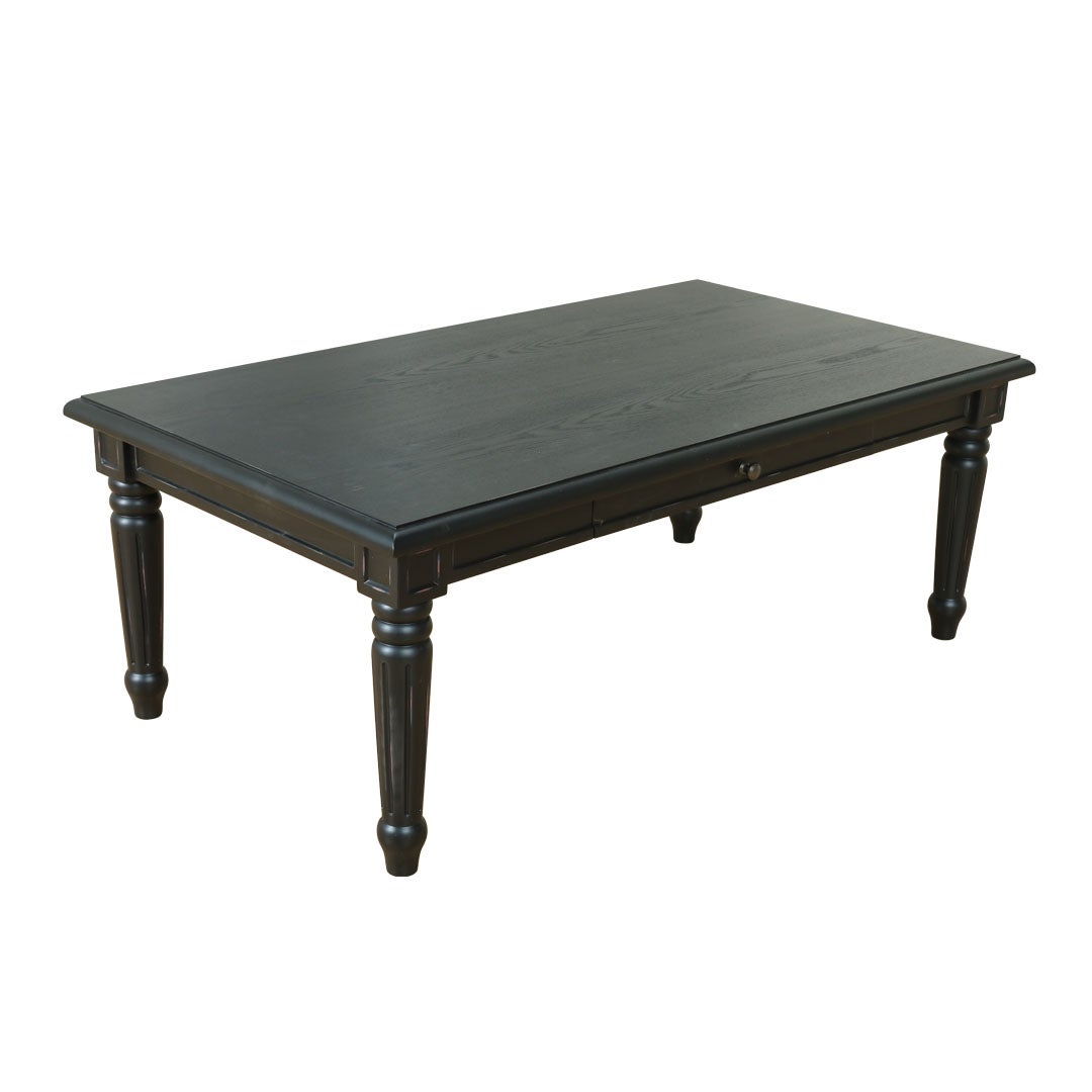 Amaretta Table basse à 2 tiroirs, noir. | Leroy Merlin