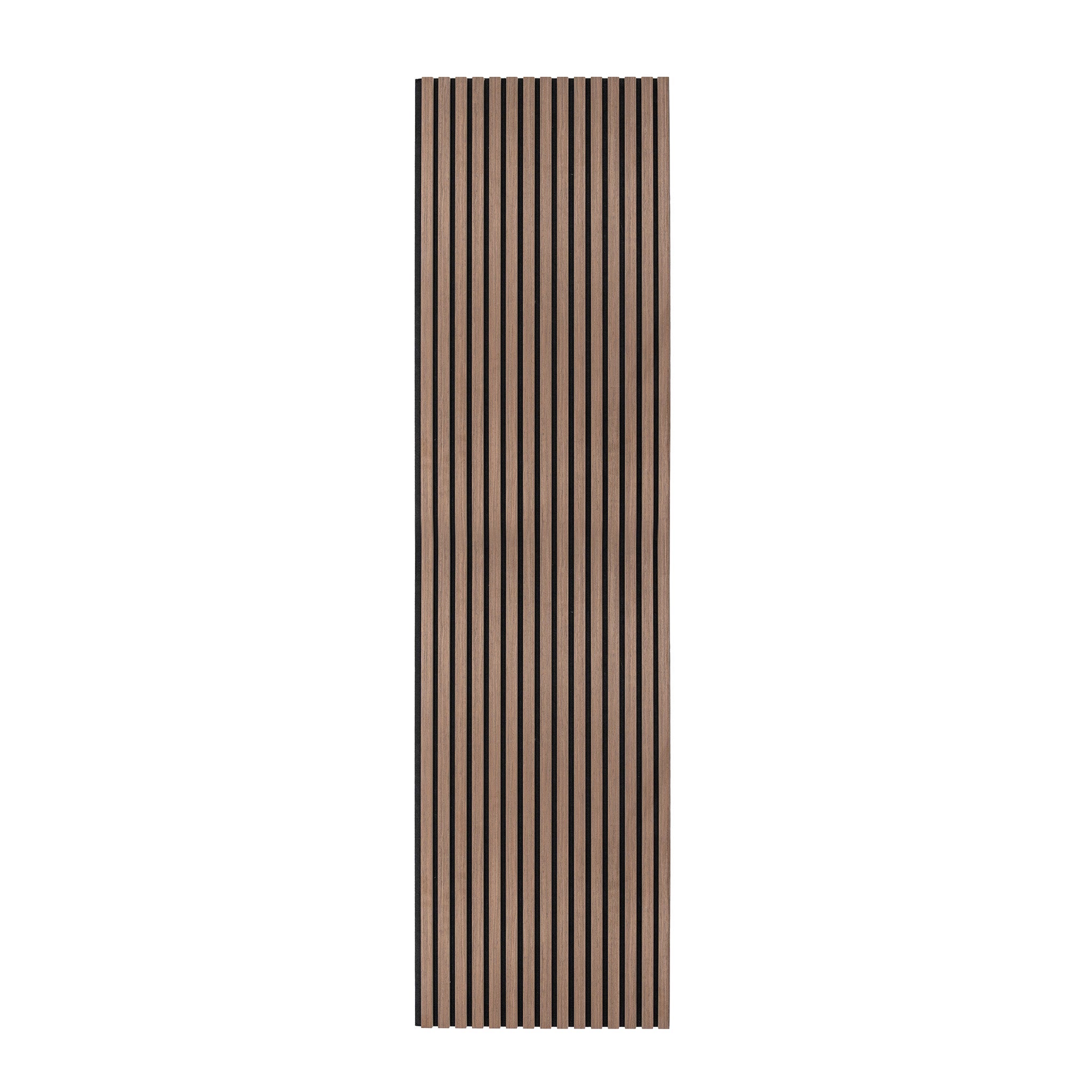 Panneau Lattes Acoustique Murale Noyer Foncé Luxe 3D Placage Bois ...