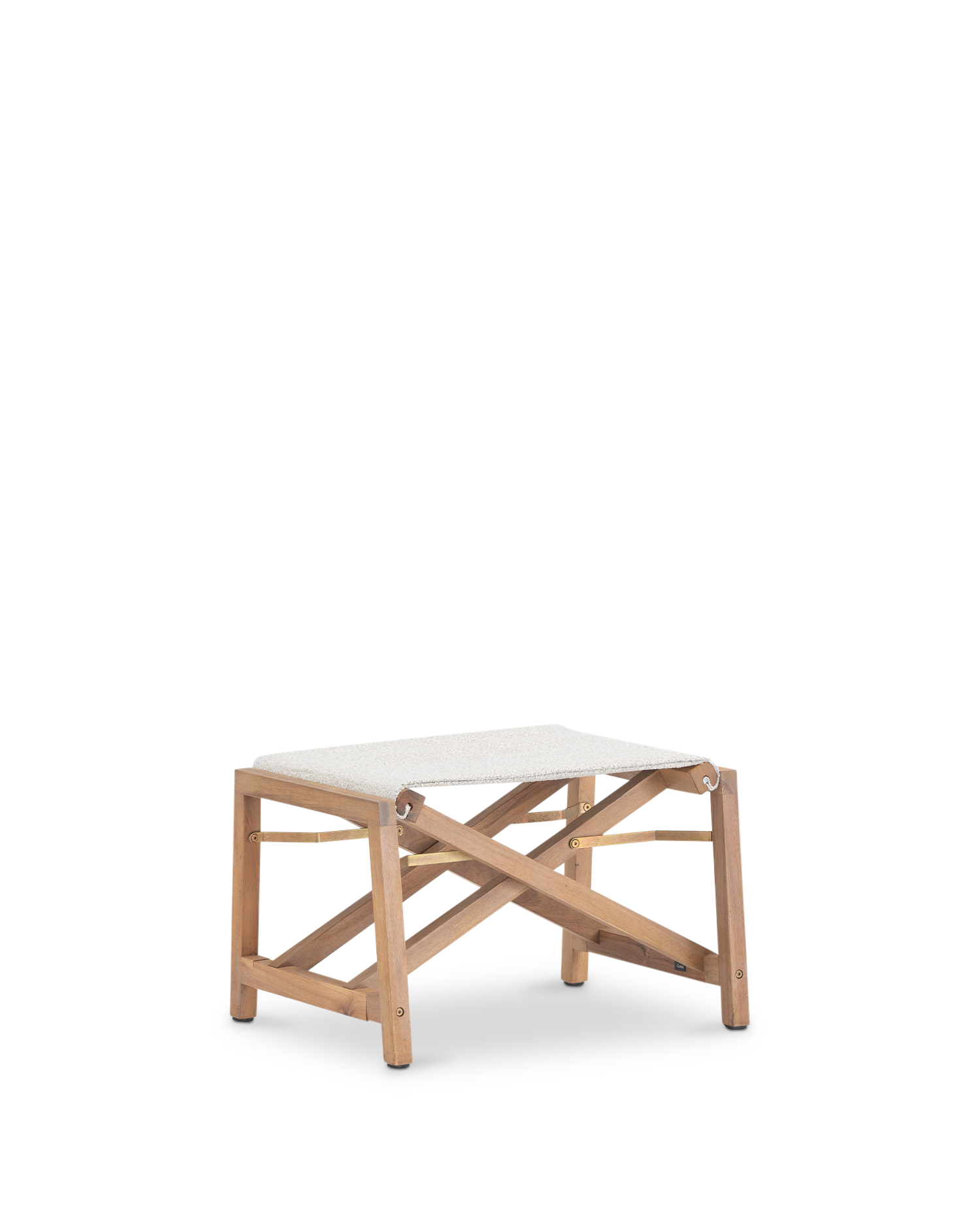 Repose-pieds en bois beige - Betsi | Leroy Merlin