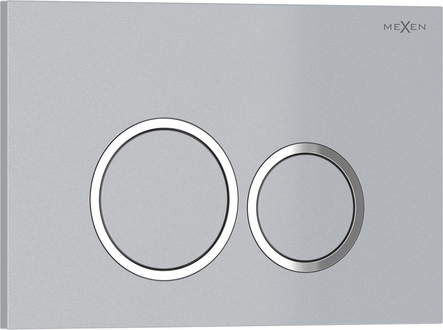 Mexen Tex 01 bouton de chasse, chrome mat - 6101-04 | Leroy Merlin
