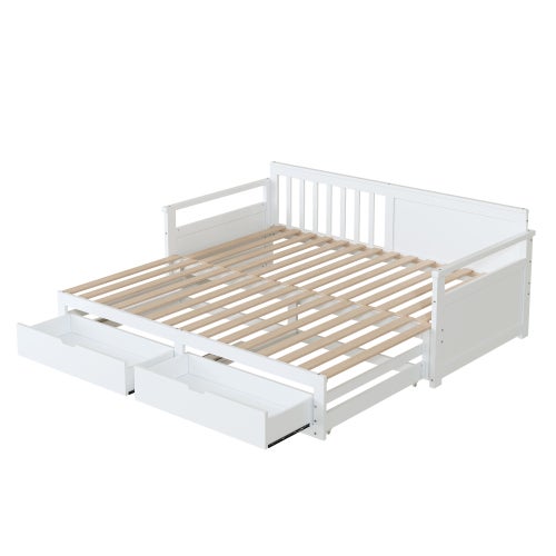 Cama convertible multifuncional 2-en-1 90 (180) x 190 cm con estructura ...