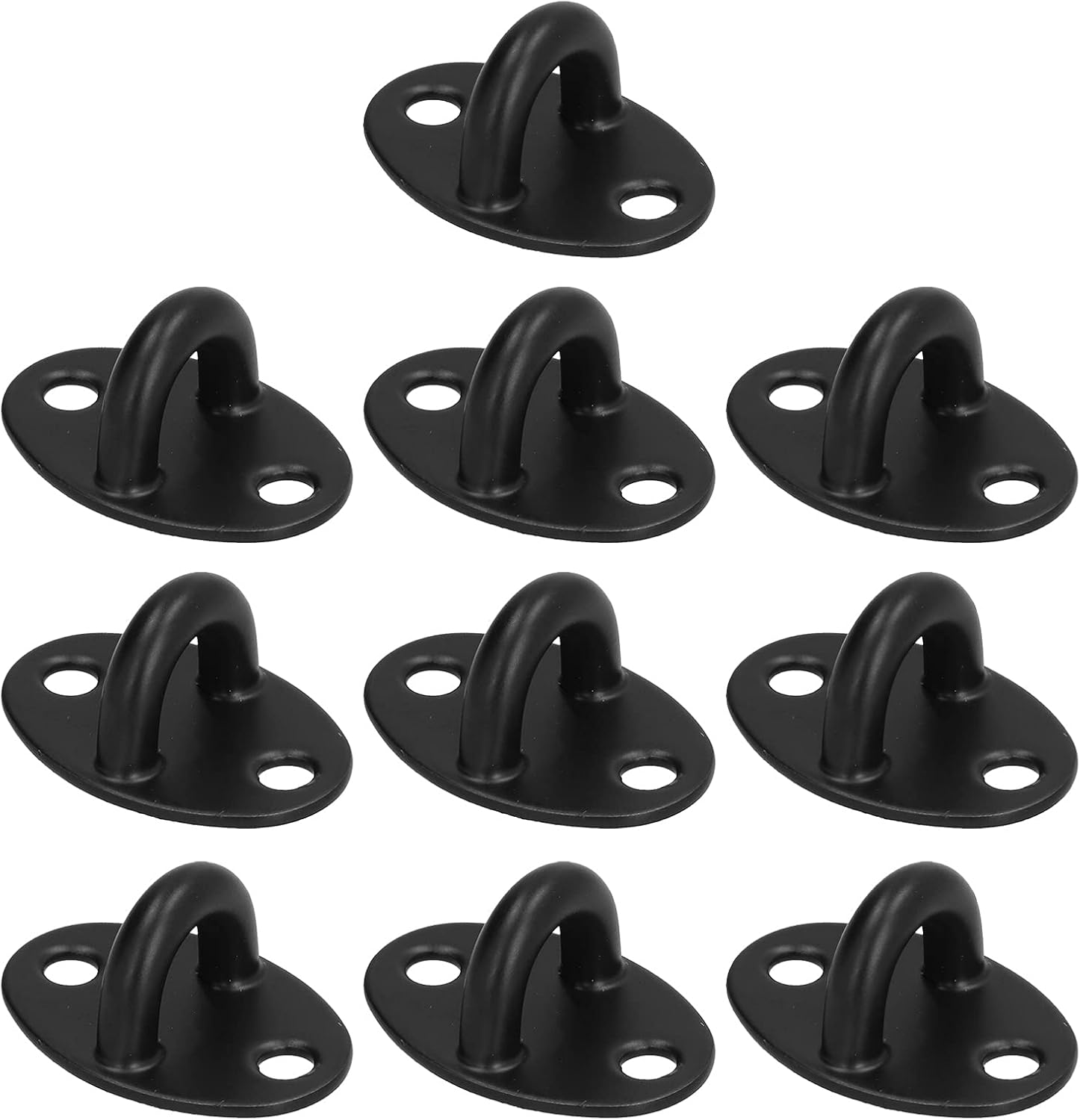 Lot 10 plaques œillets inox noirs – Crochets plafond solides pour ...
