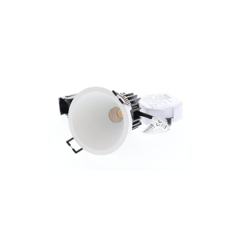 Spot blanc encastré SWEET RD Indigo - 2700K - 449Lm - 8W - Ø68 | Leroy ...