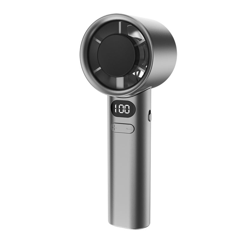 Ventilador portátil turbo recargable USB con pantalla digital y 120 ...