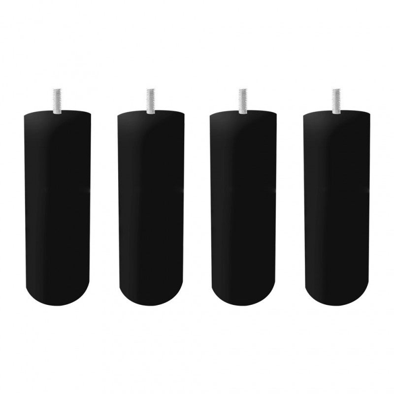 Lot de 4 pieds de meuble noir 15x6 rond bois de hêtre - PIEDS DE LIT ... Lot de 4 pieds de meuble noir 15x6 rond bois de hêtre - PIEDS DE LIT ...