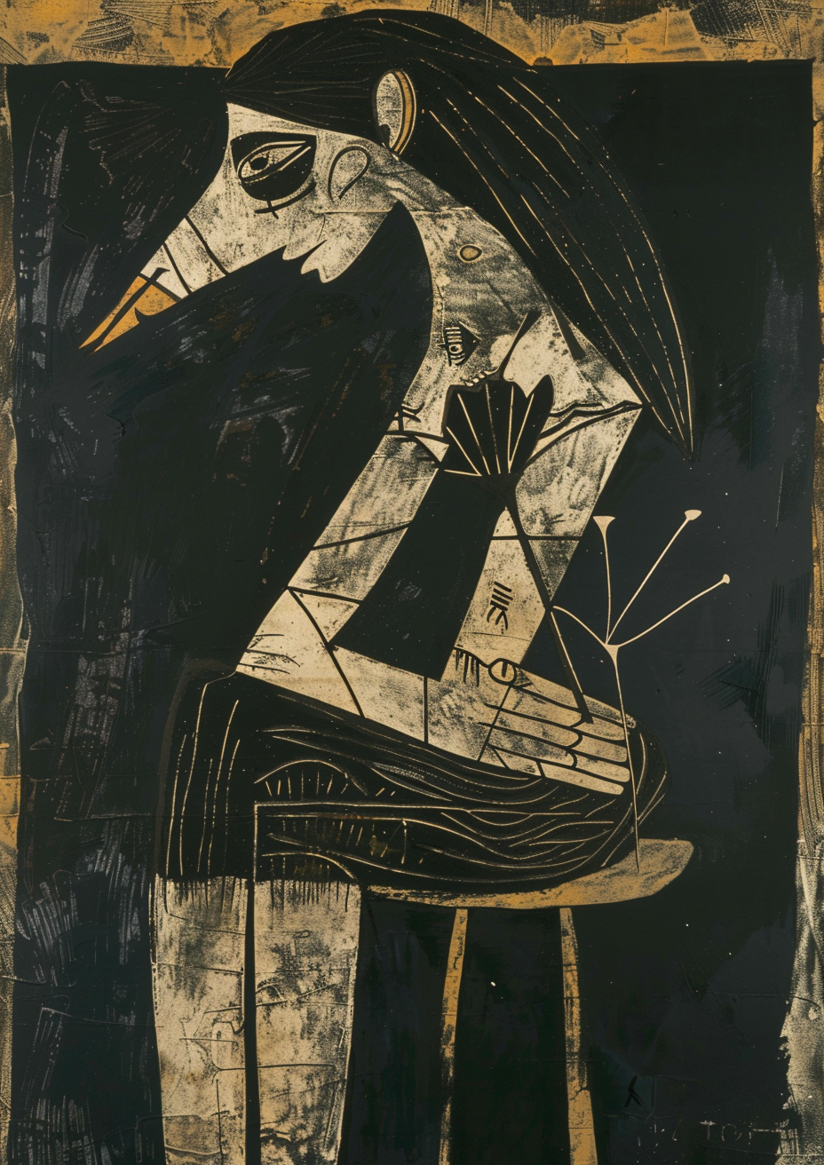 Lámina para enmarcar, 30x40. POLARTE-A Silencio Dorado: Ecos del Alma ...