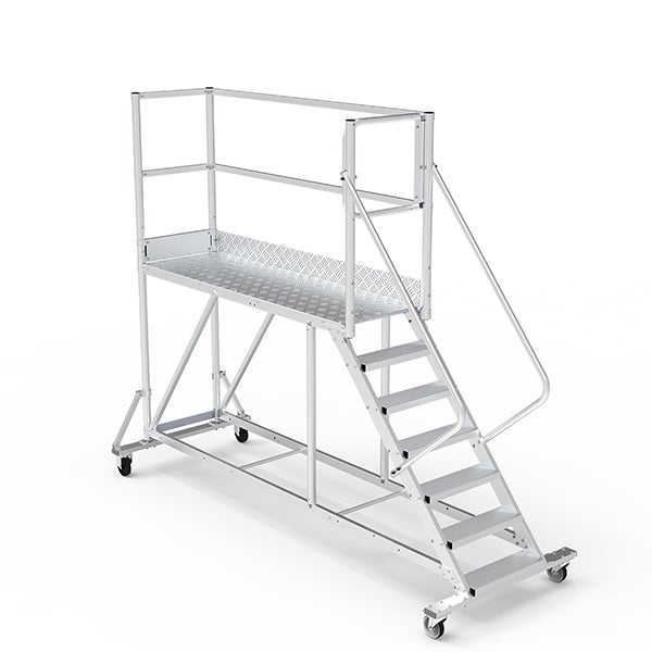 Plateforme roulante 4 marches - Hauteur max. de travail 2.80m - PTF204D ...