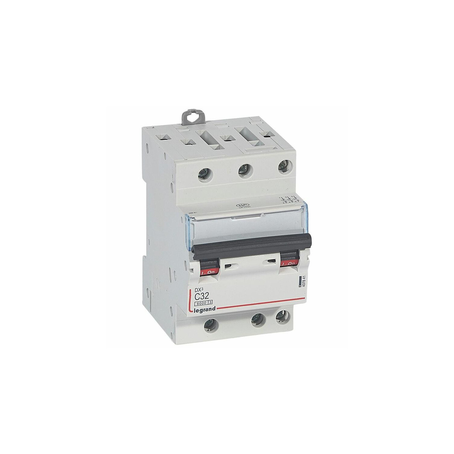 407841 Disjoncteur Tripolaire 32a - 3p Courbe C - 6/10ka - à Vis - Legrand Dx3 | Leroy Merlin