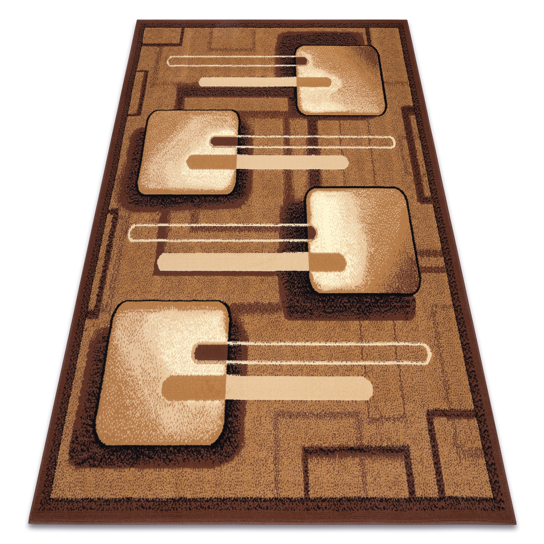 BCF Tapis Morad MALINA - marron 80x150 cm | Leroy Merlin