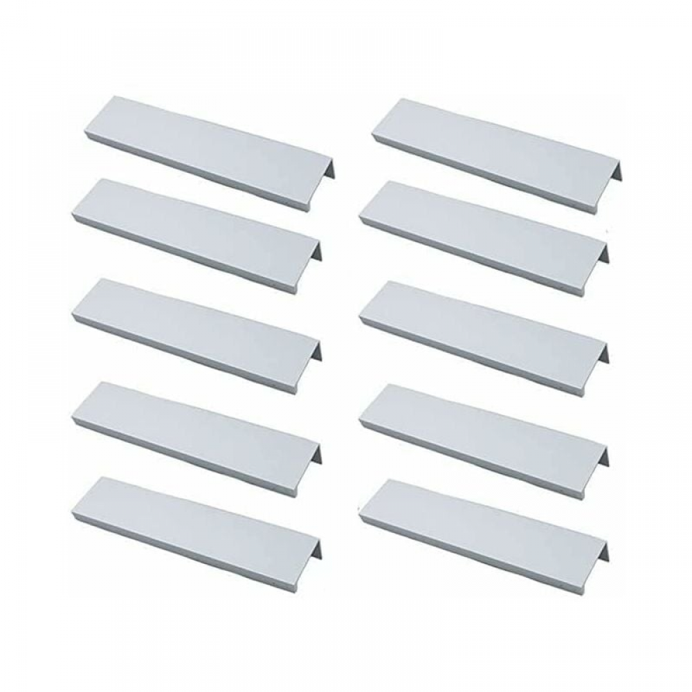 Lot de 10 poignées de tiroir en alliage d'aluminium blanc 32 x 64 x 80 ...