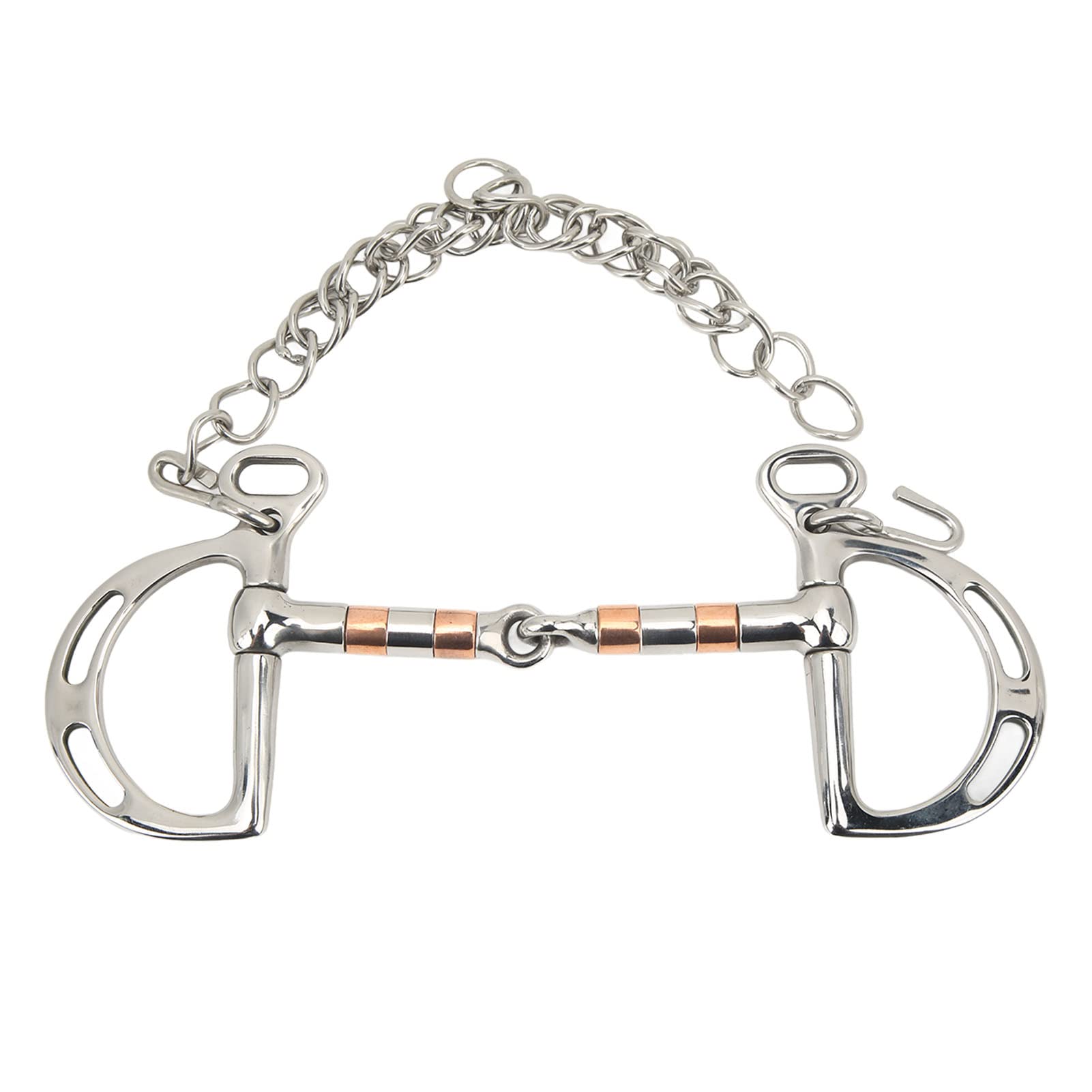 Mors de cheval en acier inoxydable avec anneaux en D en cuivre ...