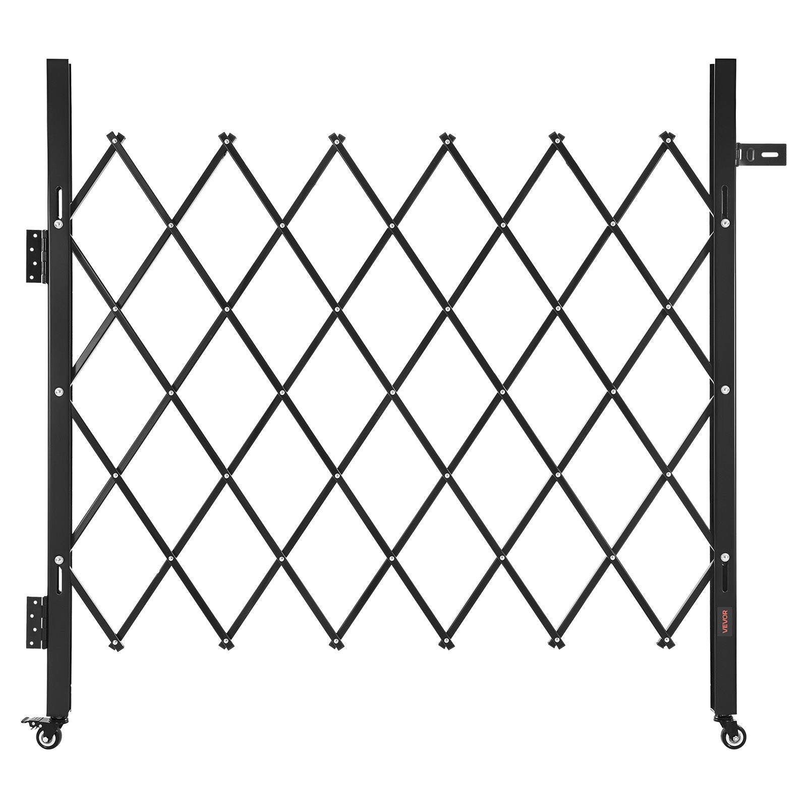 Barrière Sécurité Extensible 110x131 cm,VEVOR Portail Ciseau ...