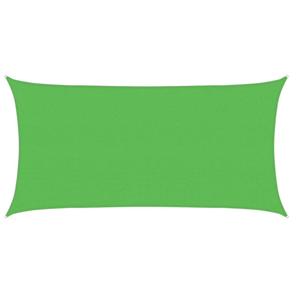 Voile d'ombrage 160 g/m2 rectangulaire vert clair 2,5x5 m PEHD | Leroy Merlin