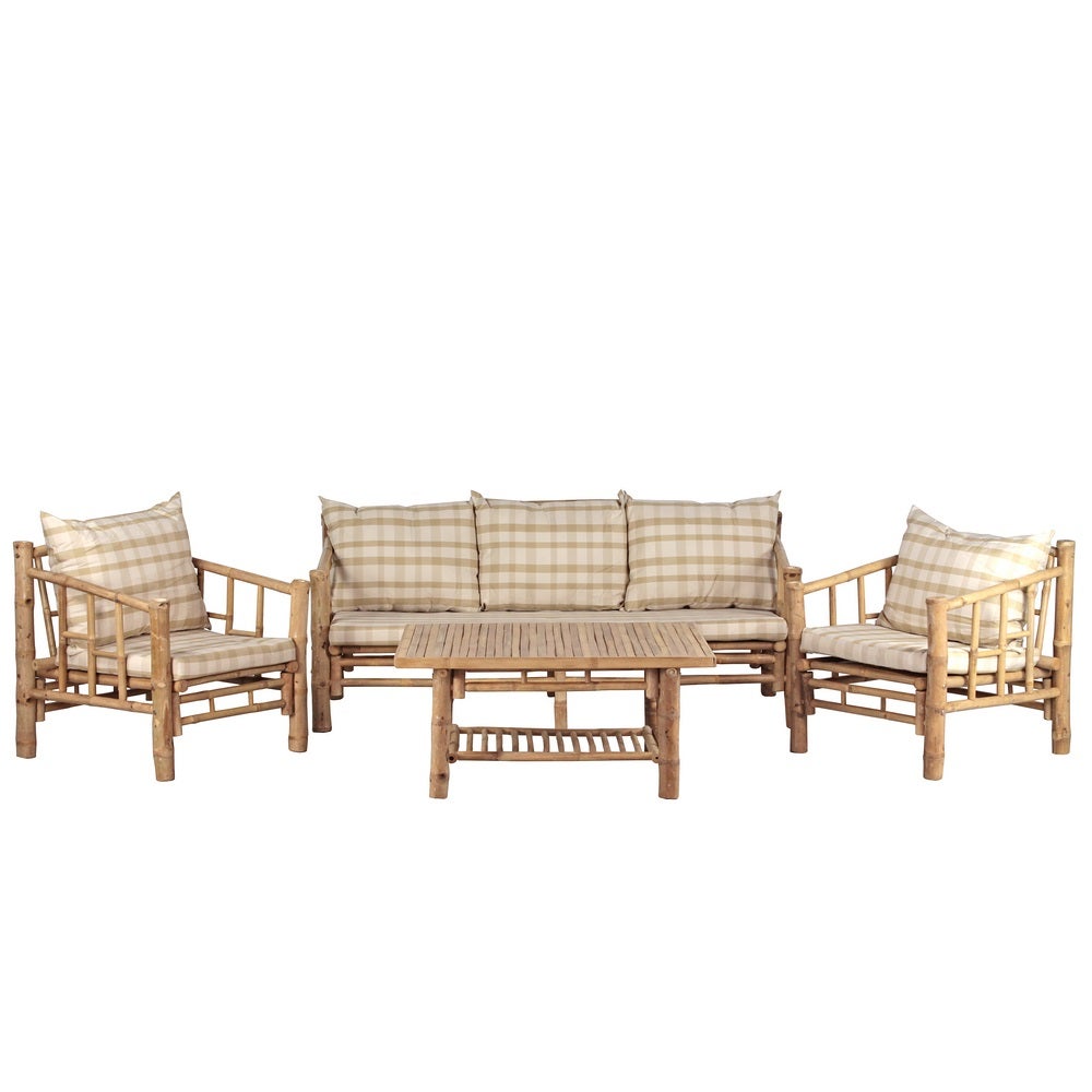 Salon De Jardin Bambou