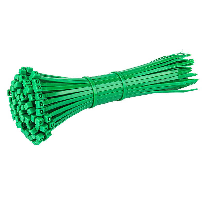 200 bridas de plástico verde de 200 * 3,6 mm, bridas pequeñas de nailon ...