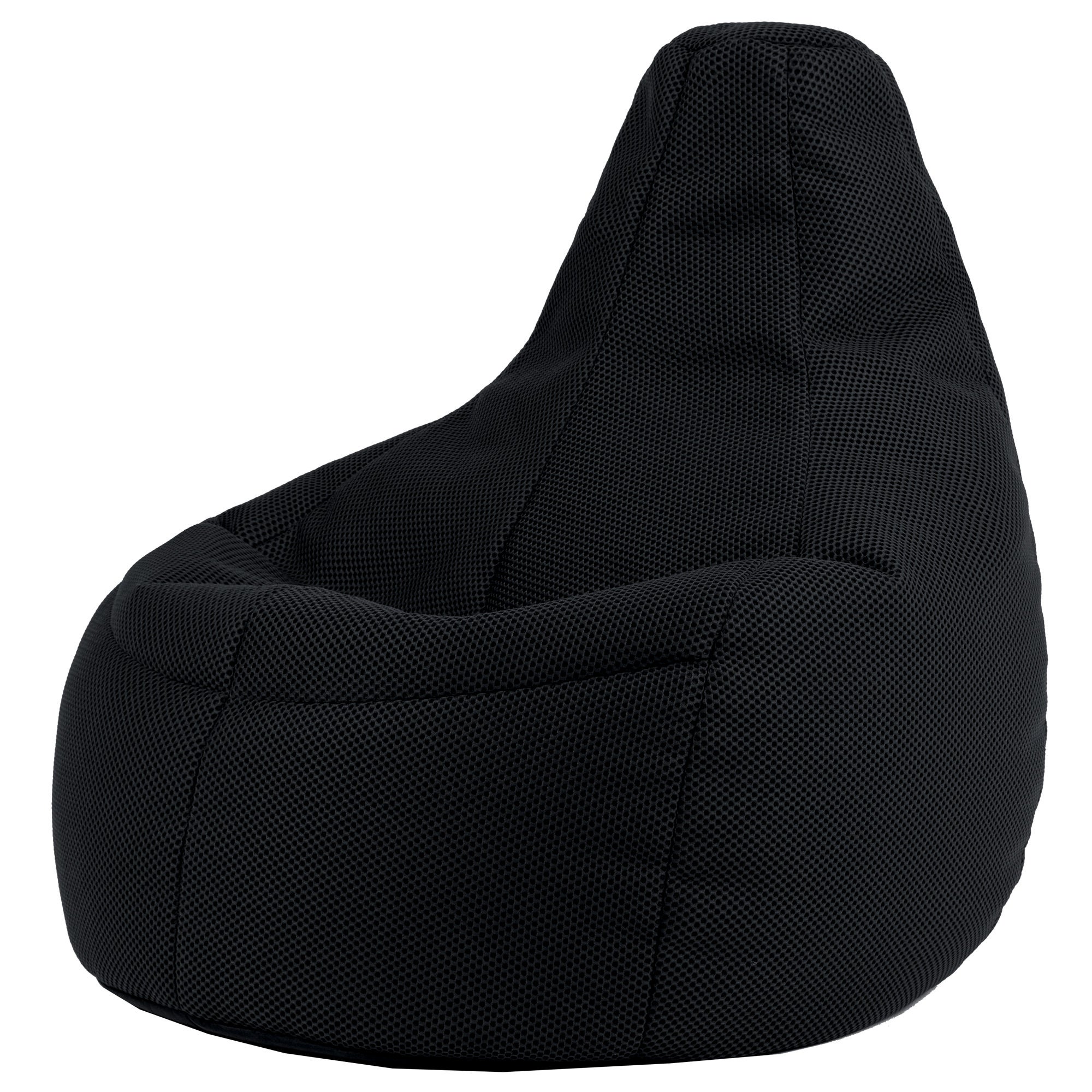 Puf gigante XL con respaldo alto Gaming Icon para juegos, mesh tech ...