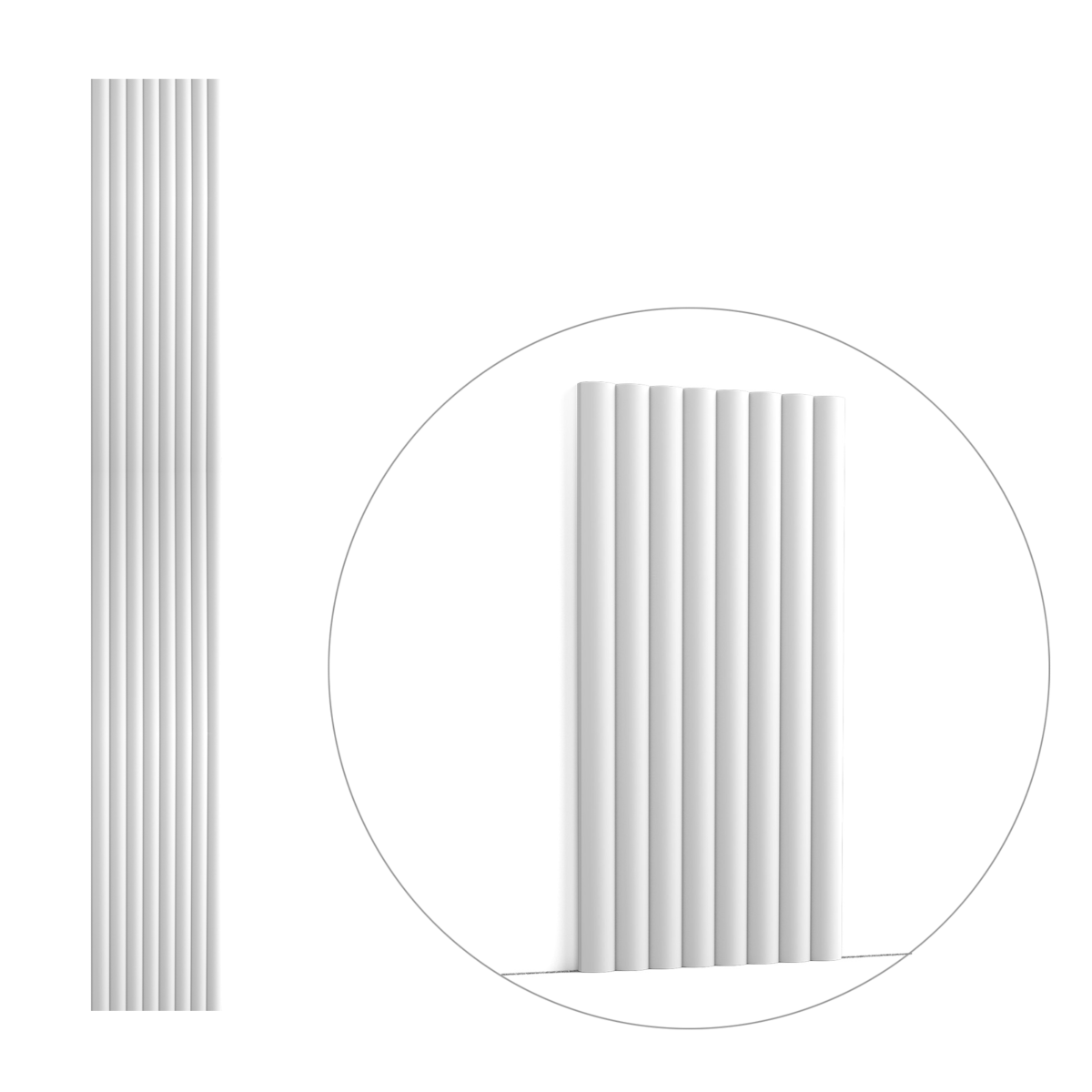 ORAC DECOR PANEL 3D 200x25x1,6 CM W110 HILL | Leroy Merlin