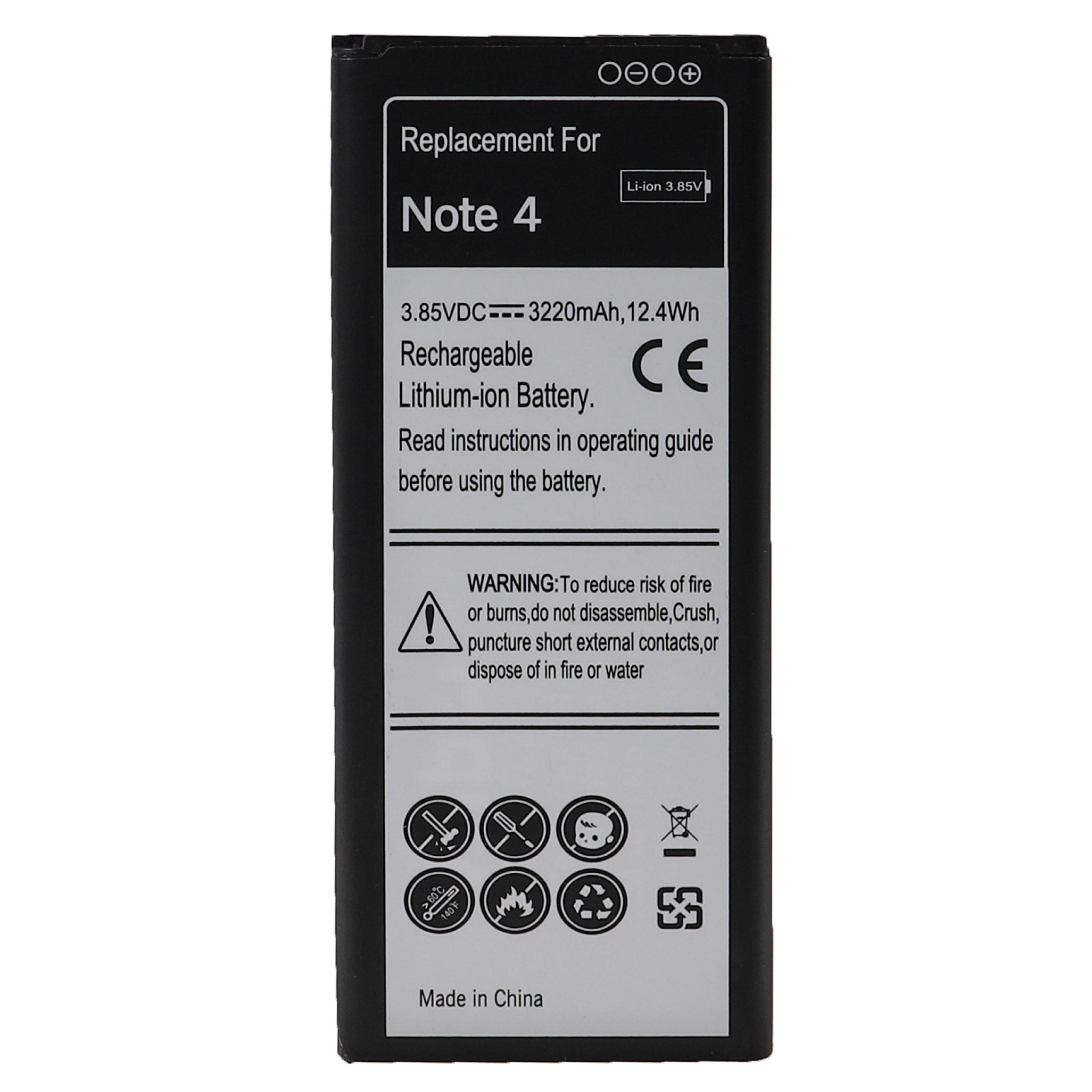 Vhbw Batterie remplacement pour Siemens EB-BN910BBE, EB-BN910BBK, EB-BN910BBT, EB-BN910BBU pour ...