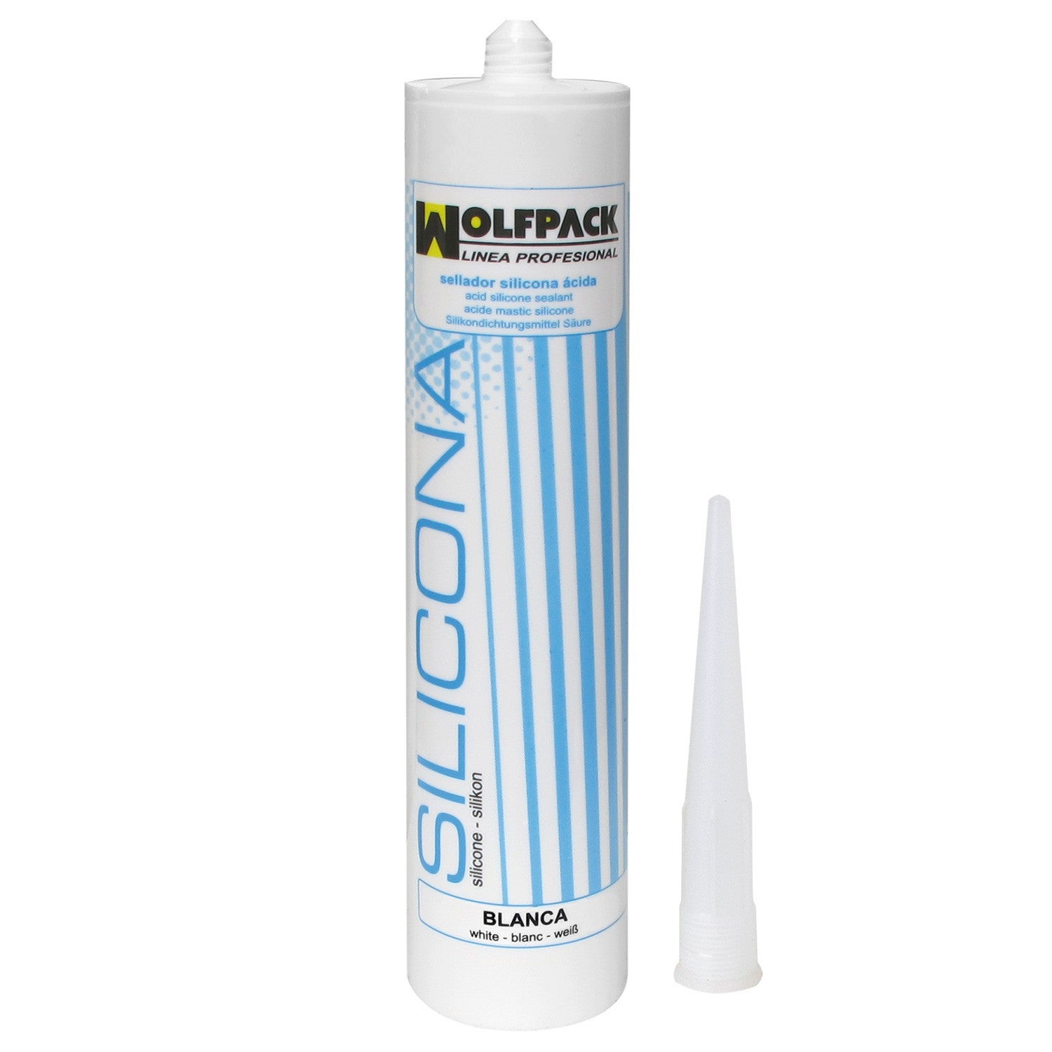 Sellador Silicona Acida Blanca 280 Ml. Sellante Para Cristaler?a, Carpinter?a Met?lica, Cocinas ...