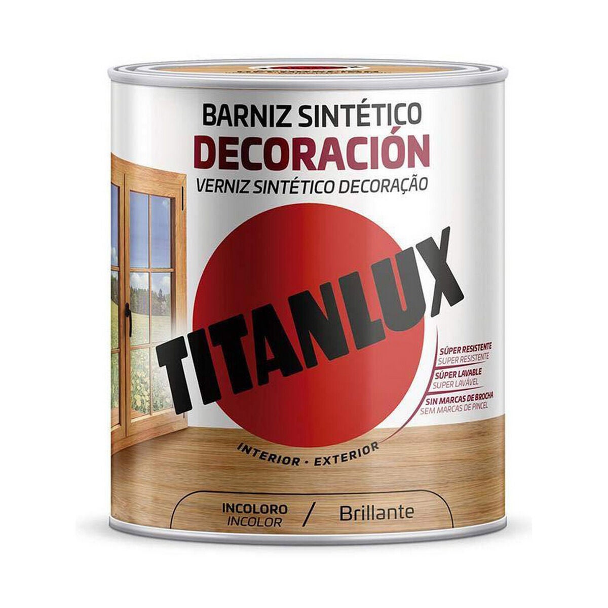 Barniz Titanlux M10100134 750 ml Castaño | Leroy Merlin