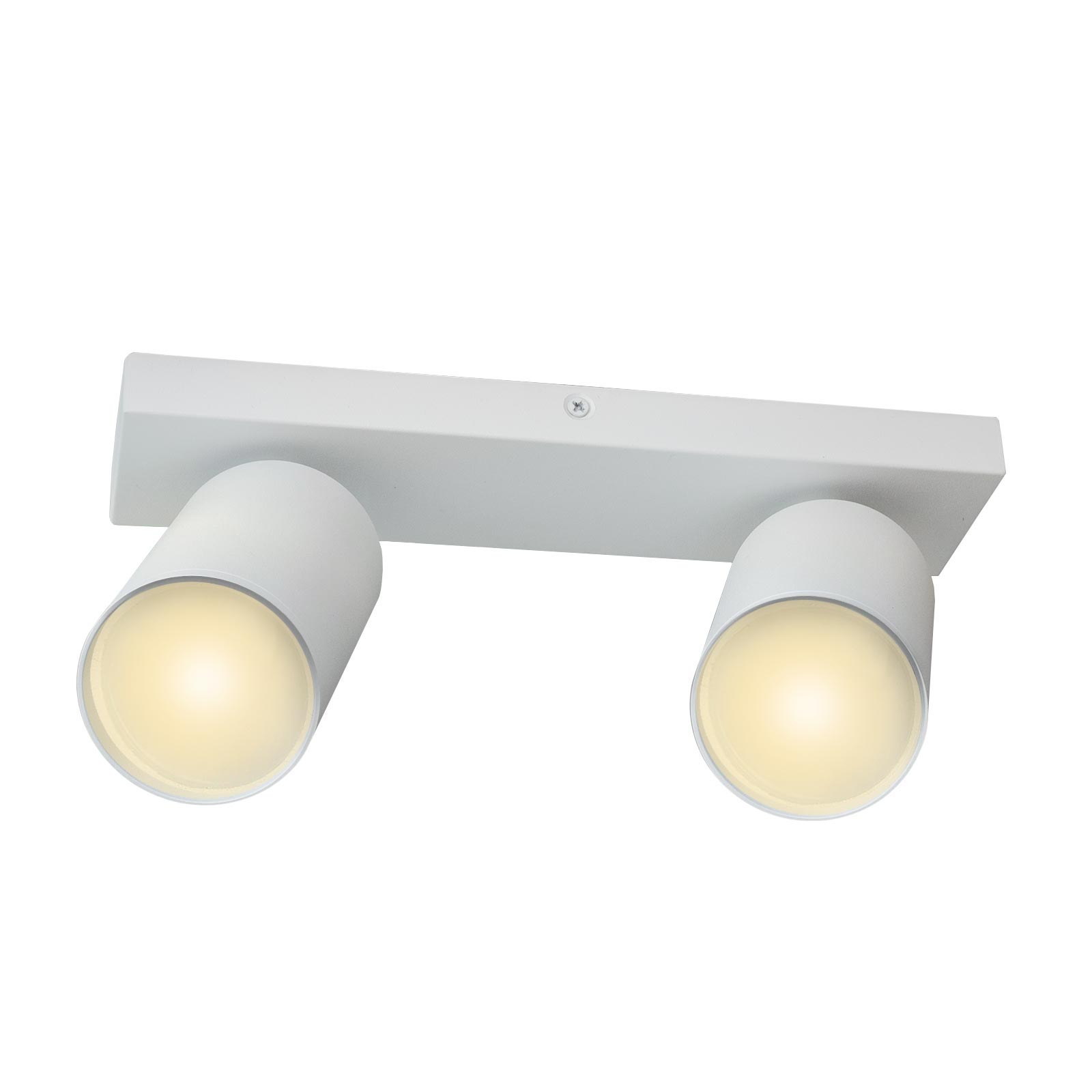 Plafonnier rectangulaire à LED 2 spots plafonniers réglables miroir ...