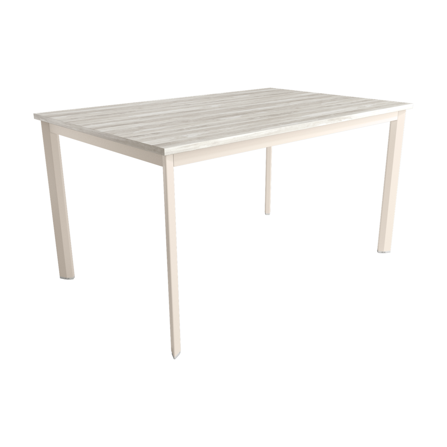 MESA RECTANGULAR MODERNA GARDA - MARFIL - 180x90cm | Leroy Merlin