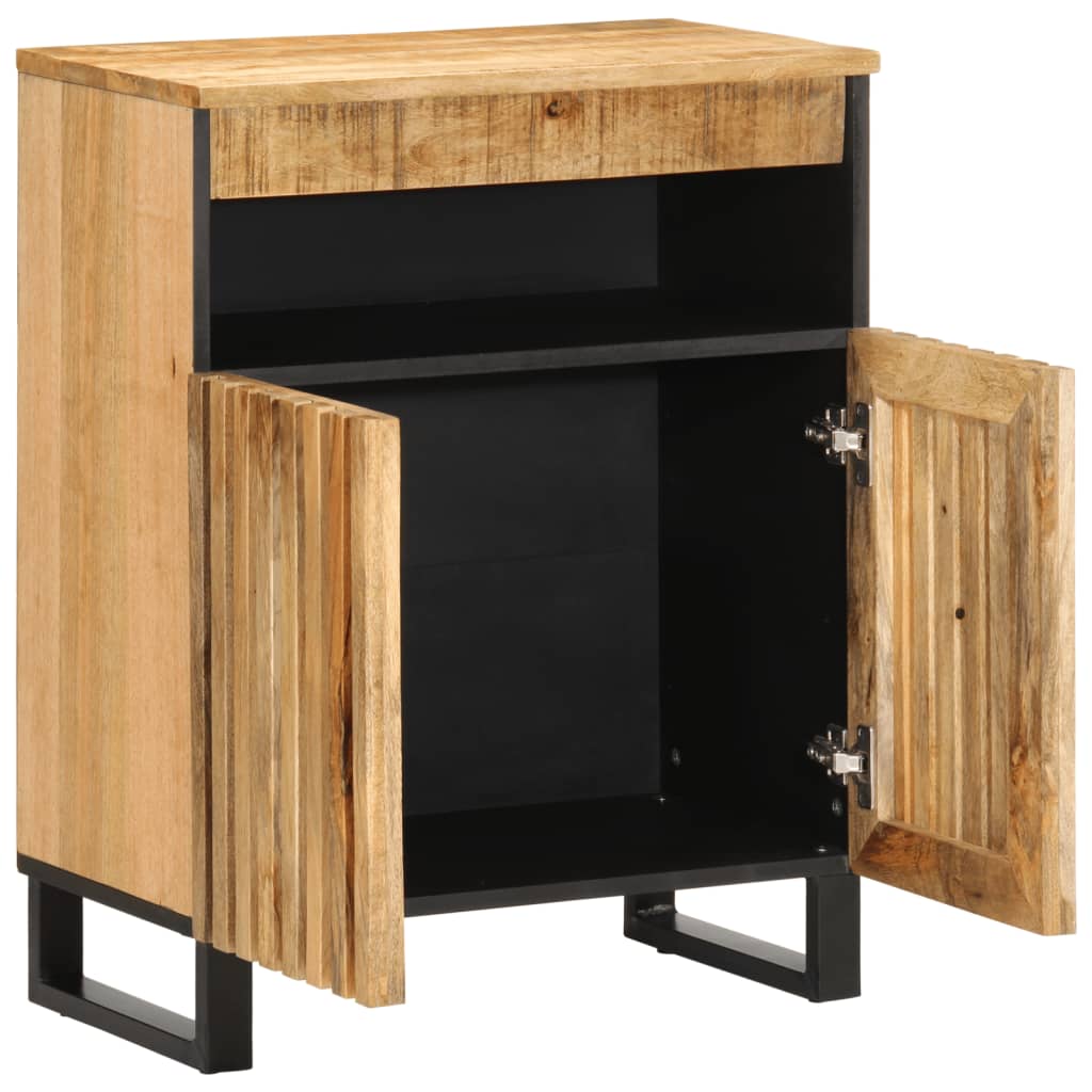 Buffet，Meuble de Rangement，Bahut 60x34x75 cm bois de manguier massif ...