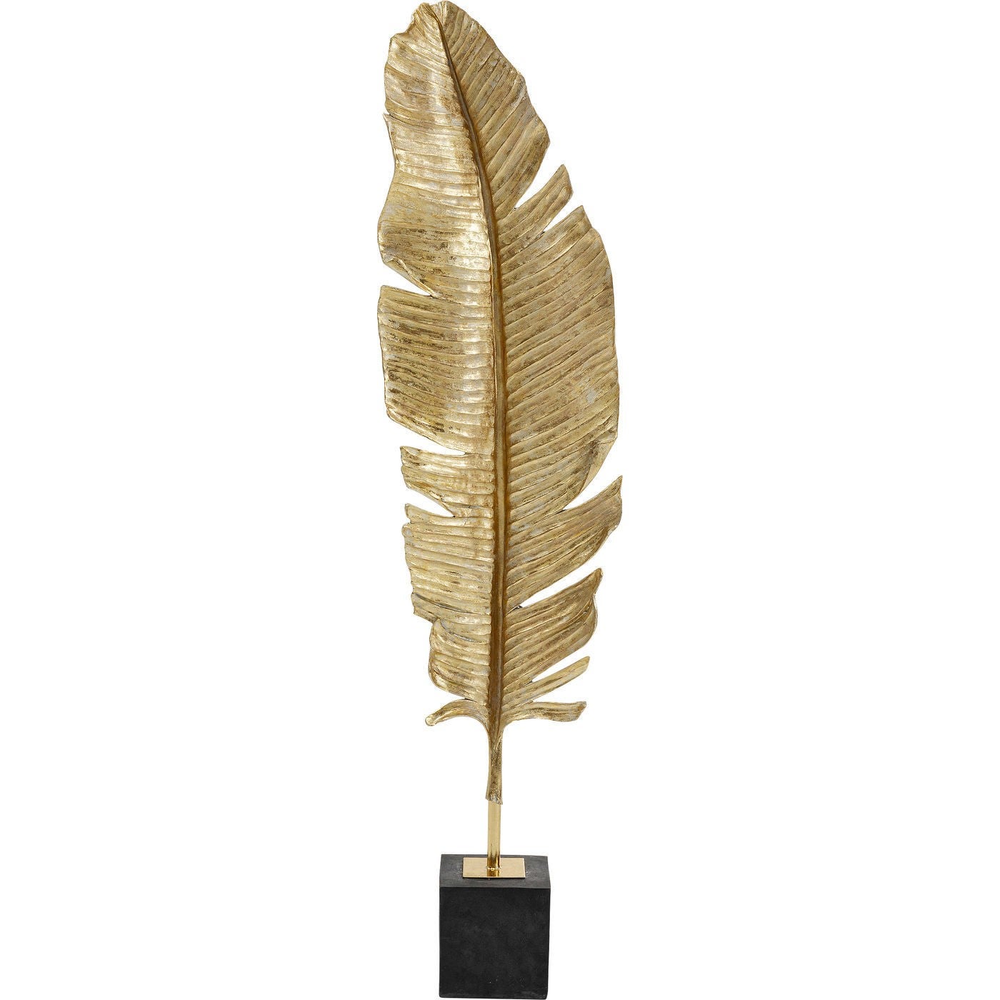 Déco plume XL 147cm dorée Kare Design | Leroy Merlin