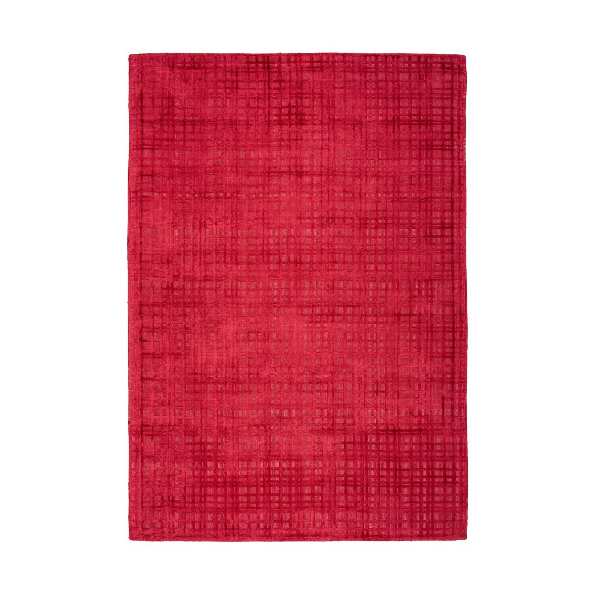 Tapis Tissé à la Main "Karma" Rouge Cerise 80 x 150 cm | Leroy Merlin