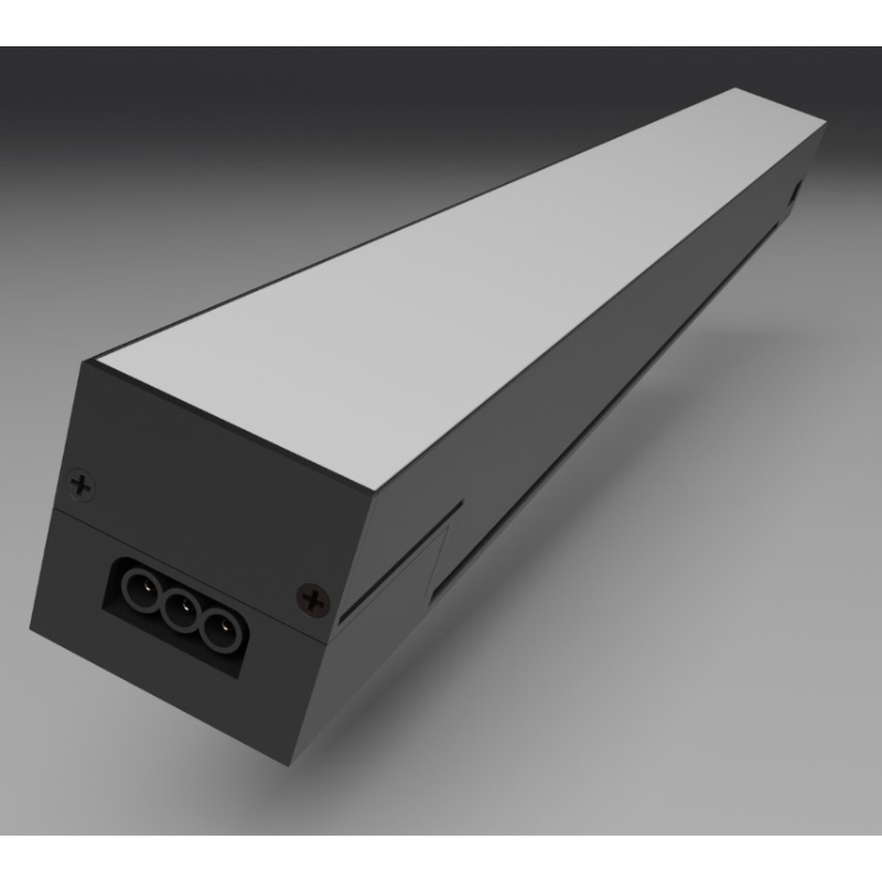 Lámpara Lineal 50W 120 cm Negra CCT Interconectable - 3000K/4000K/6000K ...