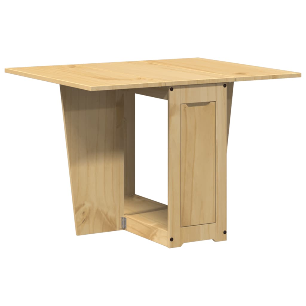 Mesa de comedor plegable mariposa Corona madera pino marrón | Leroy Merlin