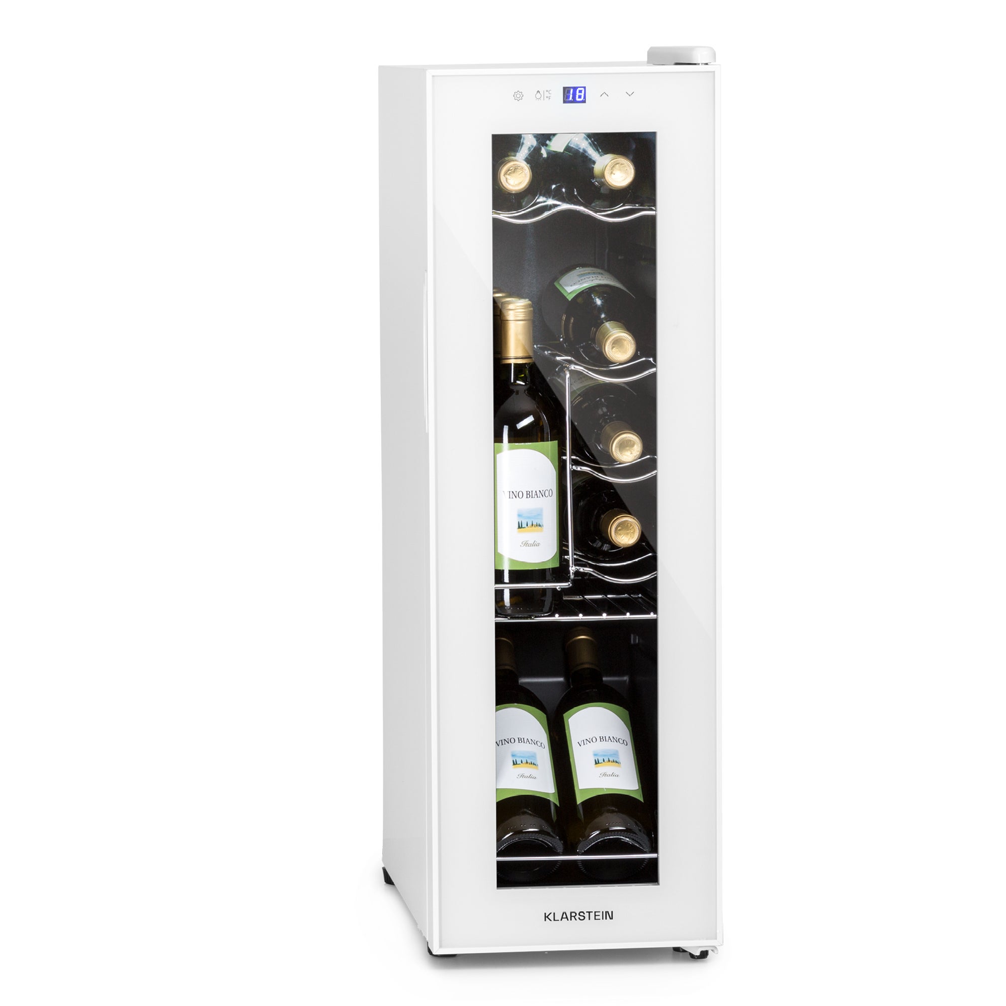 Klarstein Shiraz Vinoteca 12 Botellas 25cm Blanco | Leroy Merlin