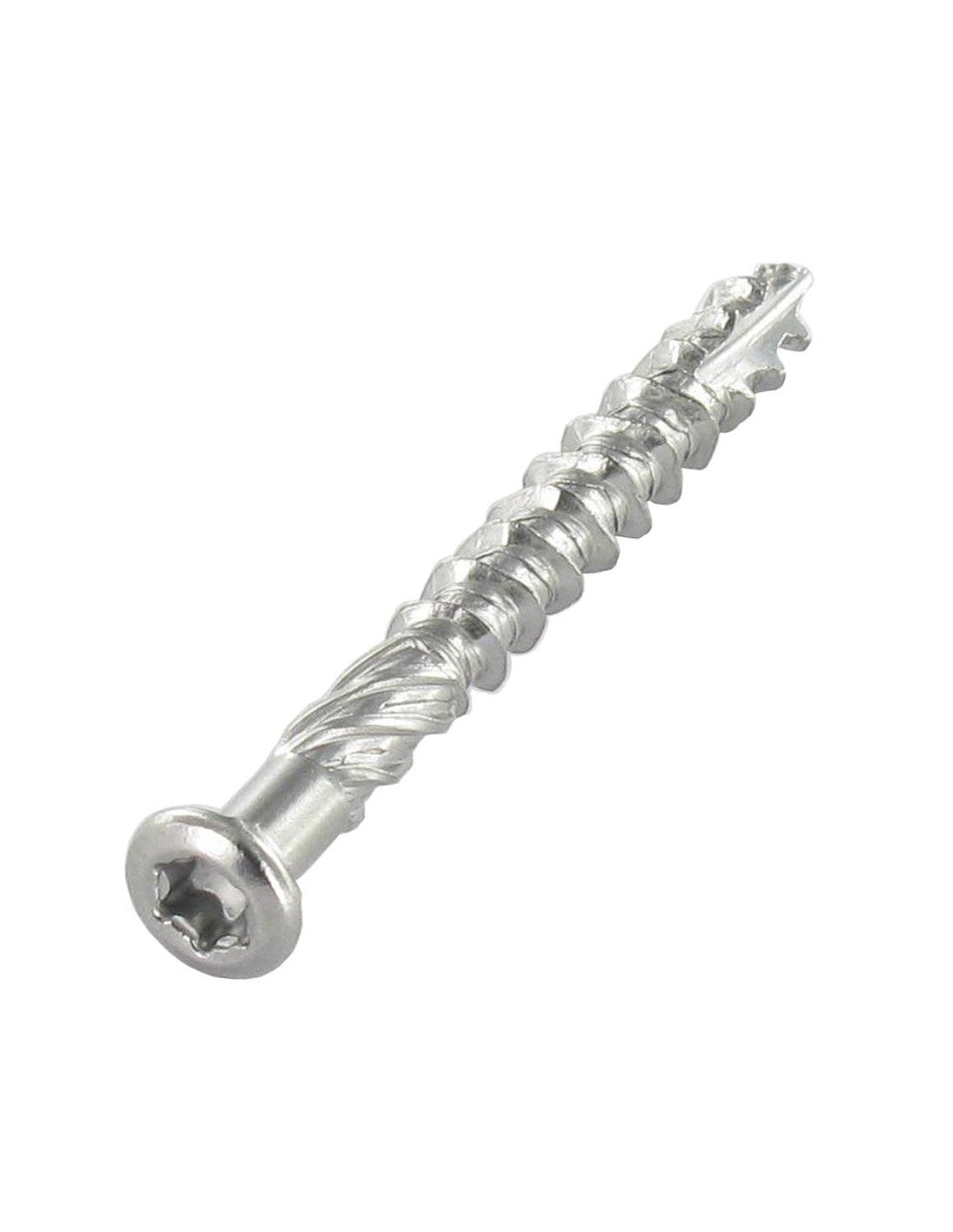 Lot de 400 Vis terrasse Inox A2 5X60 Pointe antifendage cut type 17 ...