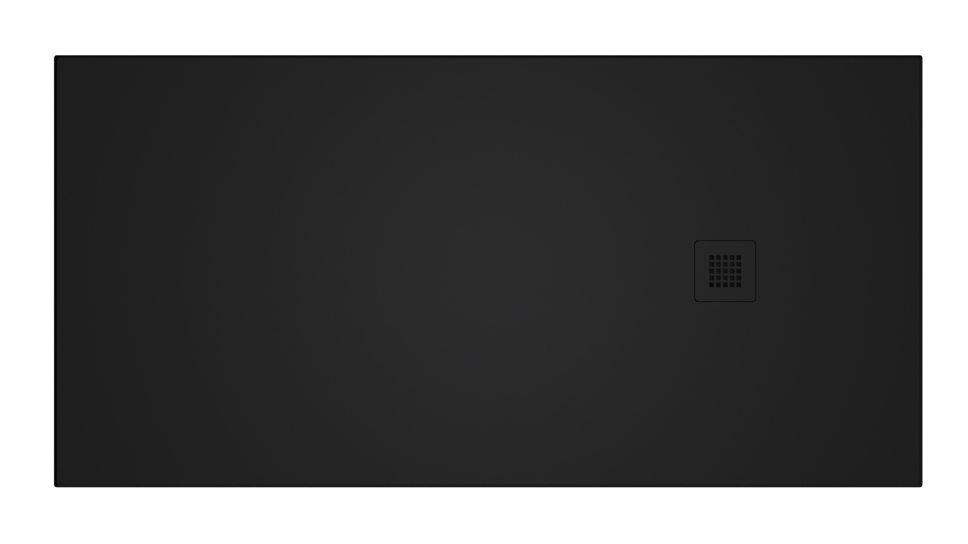 PLATO DE DUCHA RESINA LM SLATE - 120x80 - RAL 9005 - Color negro ...