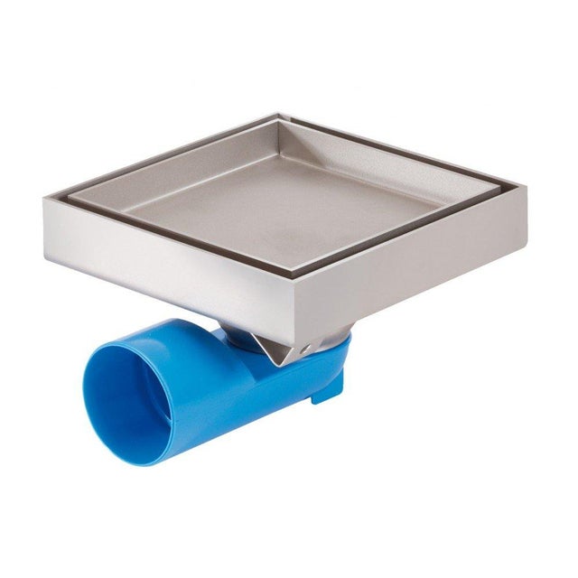 Van den berg carrelage siphon de sol 14.6x14.6cm siphon latéral 50 ...