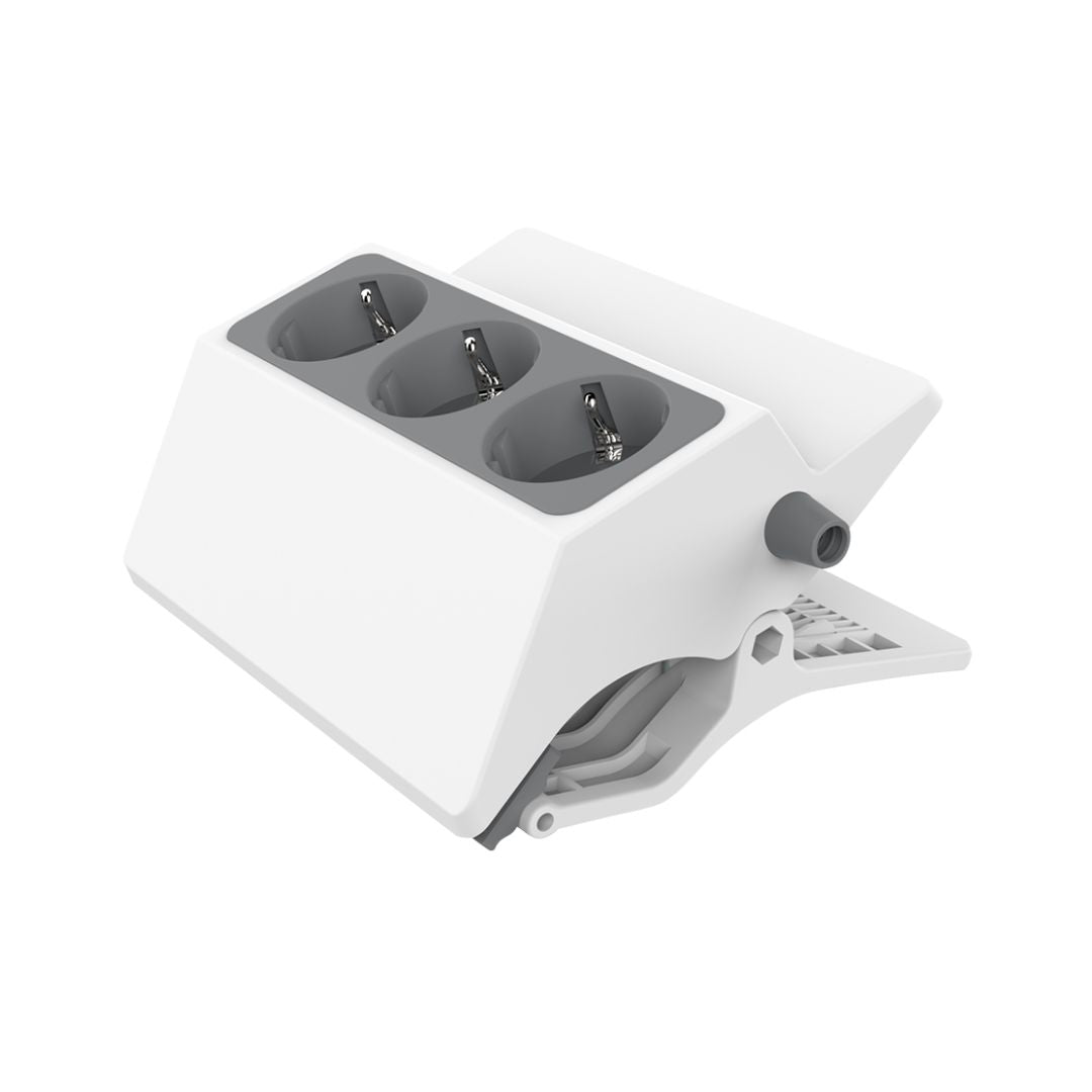 Base Múltiple con Pinza, 3 enchufes 16A y 3mts de Cable | Leroy Merlin
