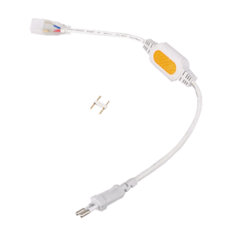 Conector eléctrico LED Ribbon Doble Fila 220V 2835 180LED/m - AC/DC ...