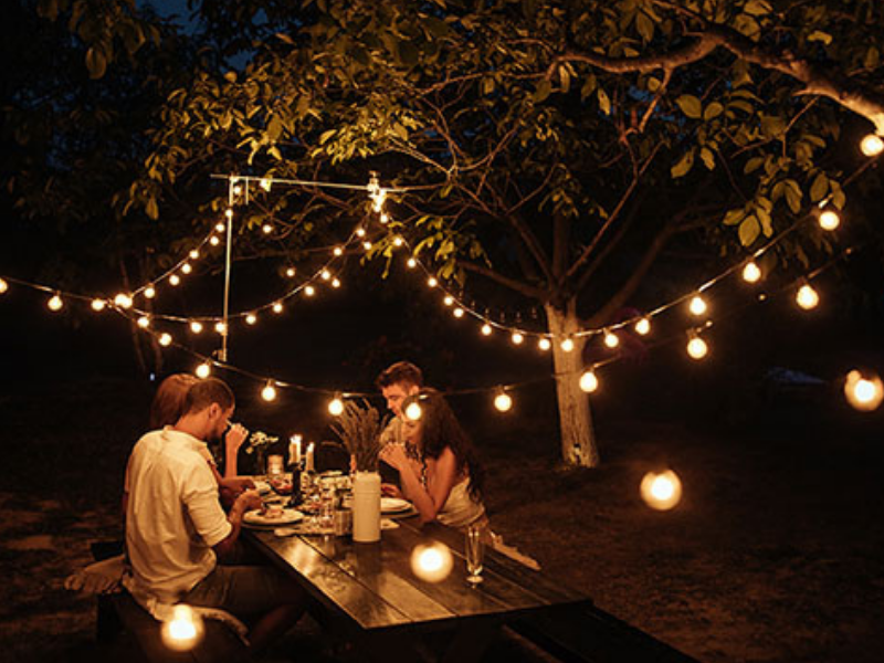 BEPER P207ILO500 Guirlande lumineuse à LED, 10 ampoules LED, câble en ...